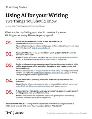 Using AI for your Writing: Five Things You Should Know | Digital ...